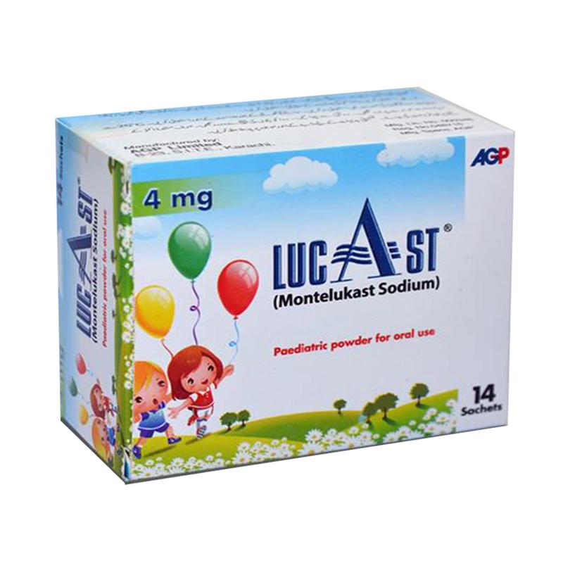 Lucast 4mg Sachet 14's – Medical Bazar