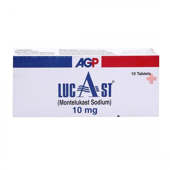 Lucast Tablets 10mg 10s – Medical Bazar