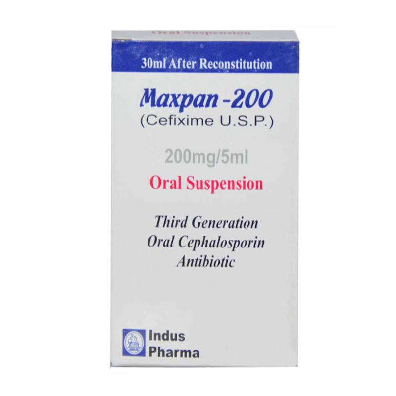 Maxpan Suspension 200mg 30ml 1's – Medical Bazar