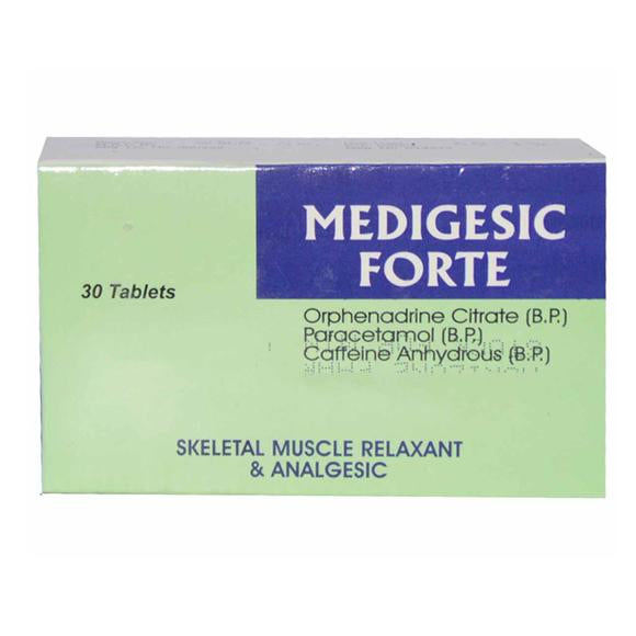 Medigesic Tablets Forte 30's – Medical Bazar