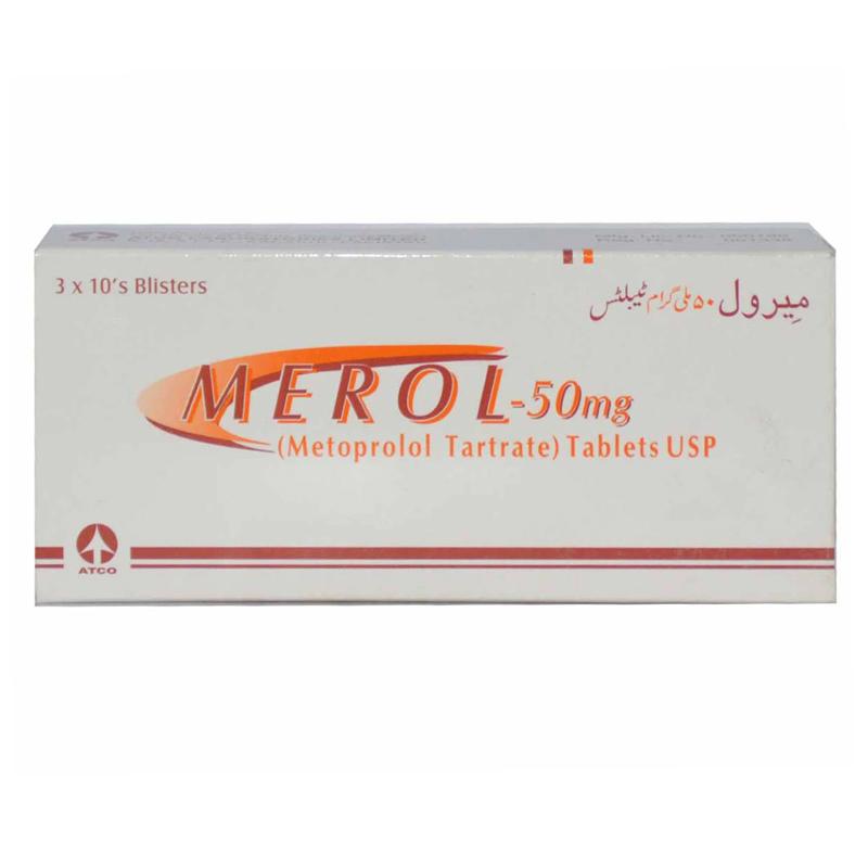 Merol Tablets 50mg 3X10's – Medical Bazar