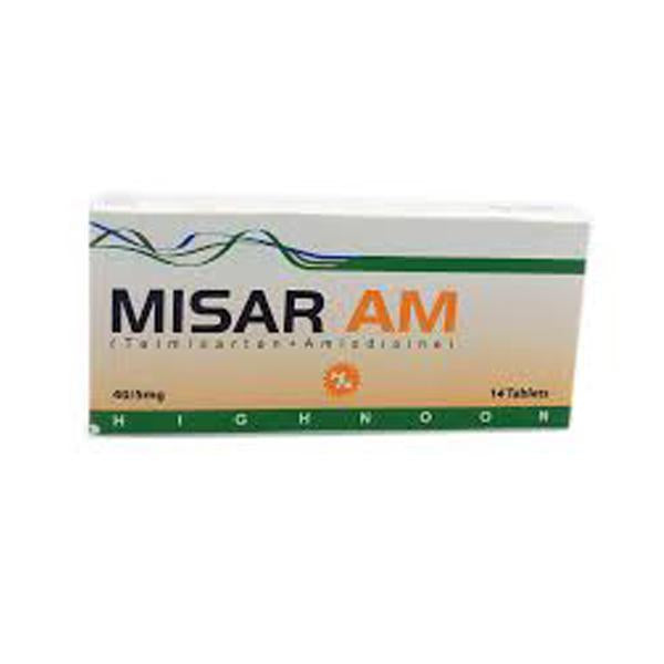 Misar Am 5/40mg Tablets 14's – Medical Bazar
