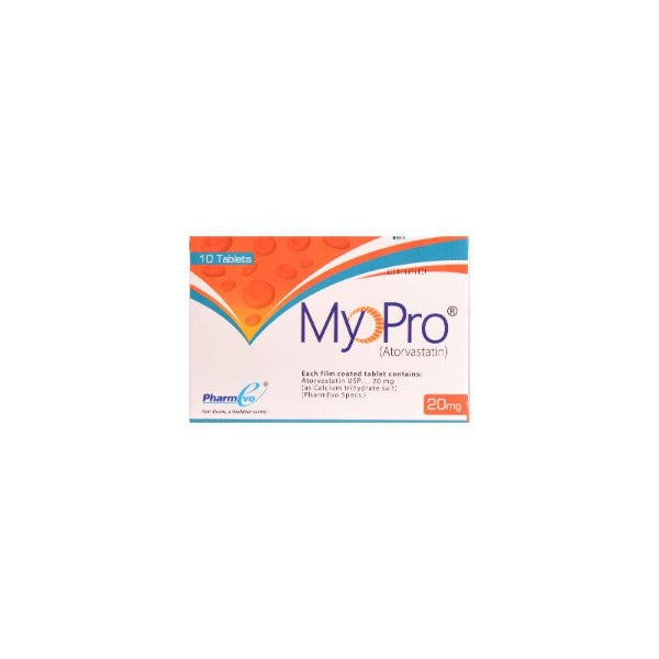 Myopro 20mg Tablet – Medical Bazar