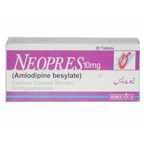 Neopres 10mg Tablets 20's – Medical Bazar