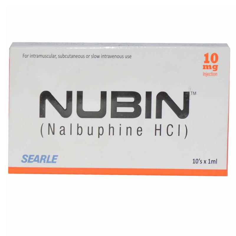 Nubin 10mg 1ml Injection 10's – Medical Bazar