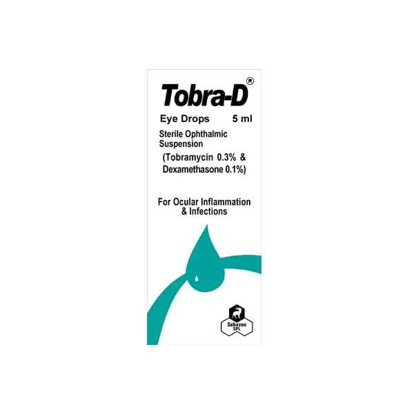 OPHTH-TOBRA-D 5ML EYE DROP 1'S – Medical Bazar