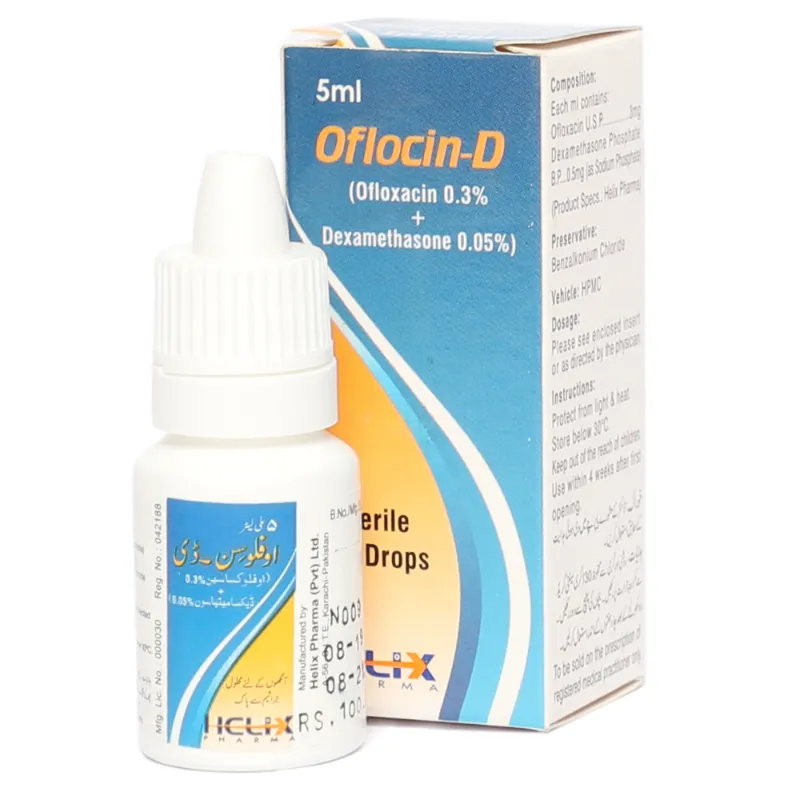 Oflocin-D Eye Drop 5ml 1's – Medical Bazar