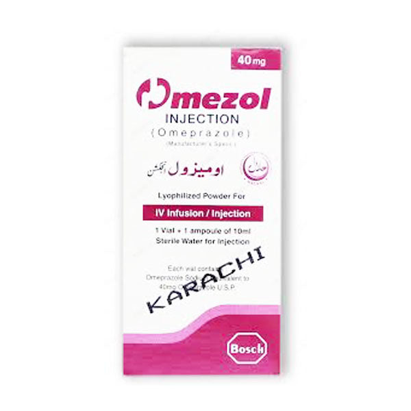 Omezol Inf 40mg 1 Vial – Medical Bazar