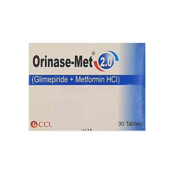 Orinase-Met Tablets 2/500mg 30's – Medical Bazar