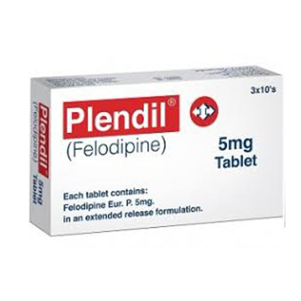 Plendil Tablets 5mg 30's – Medical Bazar