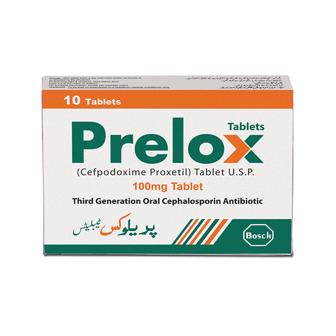 Prelox Tablets 100mg 10's – Medical Bazar