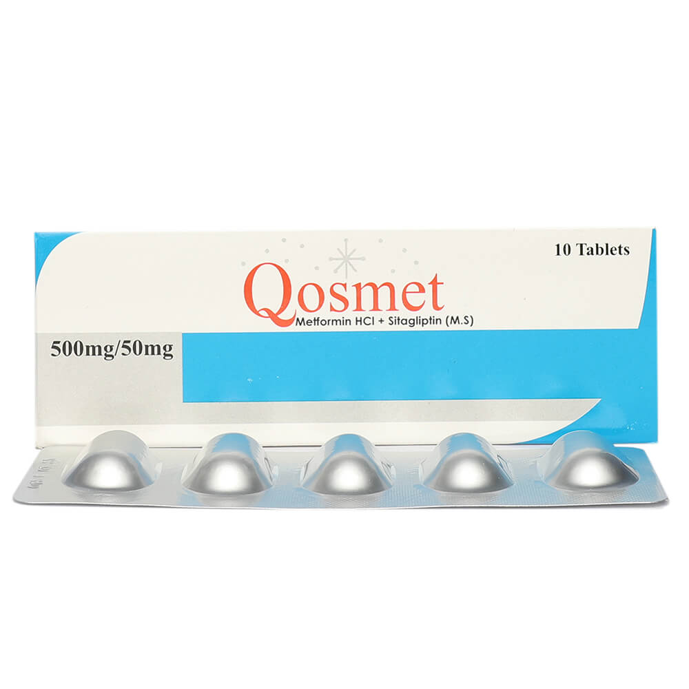 Qosemet 50/500 Tab 10'S – Medical Bazar