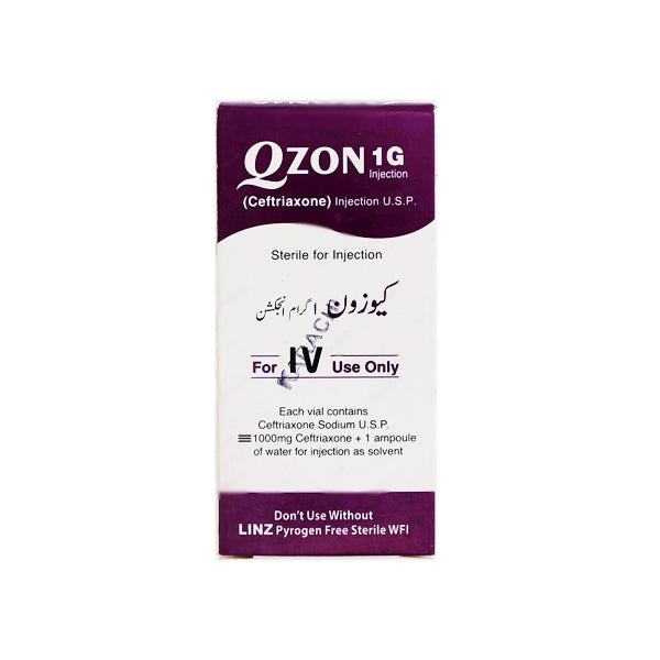 Qzon Injection Iv 1g 1 Vial – Medical Bazar