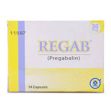 Regab 50mg Capsules 14's – Medical Bazar
