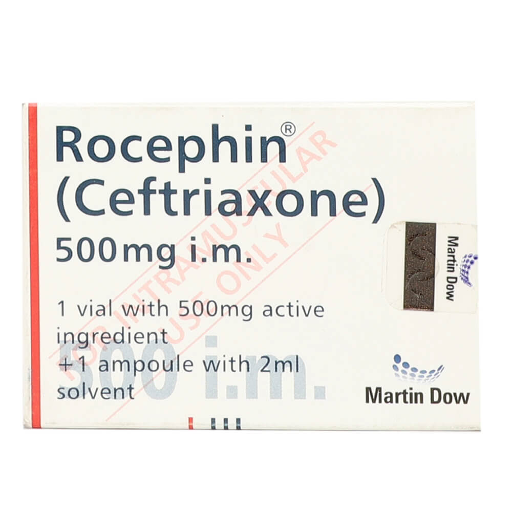 Rocephin 500mg Injection Im – Medical Bazar