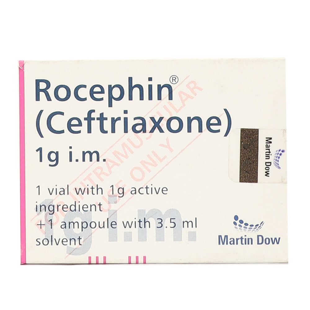 Rocephin Injection Im 1g 1 Vial – Medical Bazar