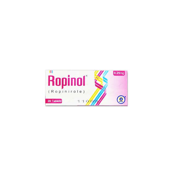 Ropinol 0.25mg Tablets 20's – Medical Bazar