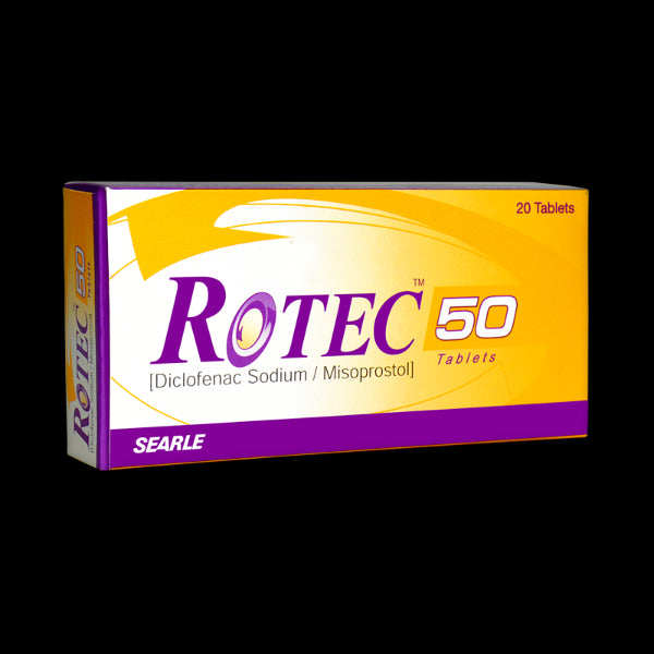 Rotec 50 Tablets 50mg 20s – Medical Bazar