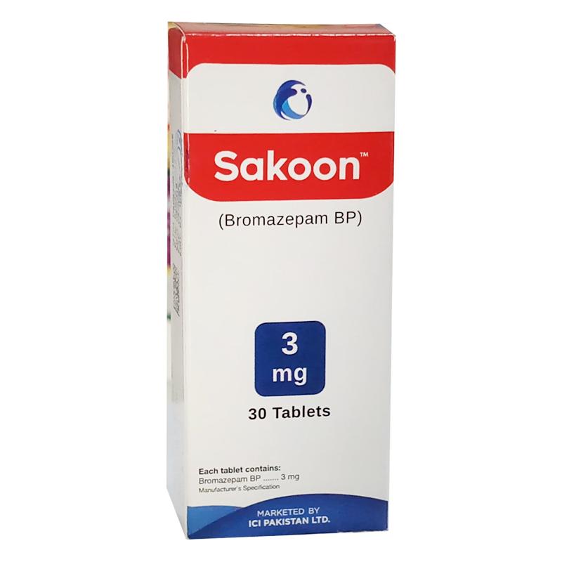 Sakoon Tablets 3mg 30's – Medical Bazar