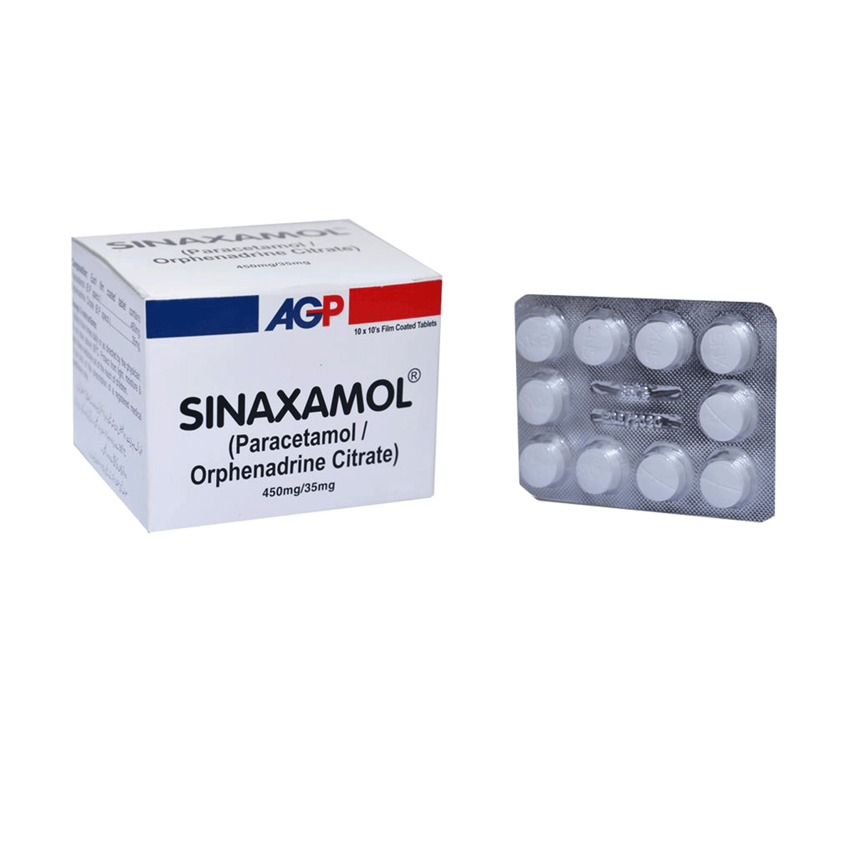 Sinaxamol Tablets 100's – Medical Bazar