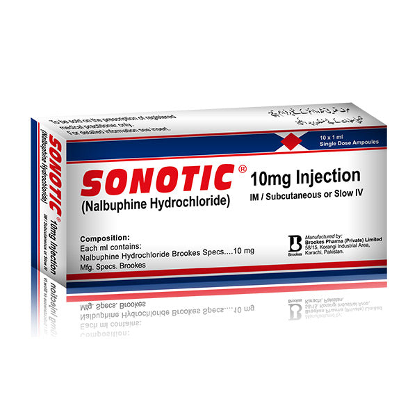 Sonotic 10mg Injection 10's – Medical Bazar