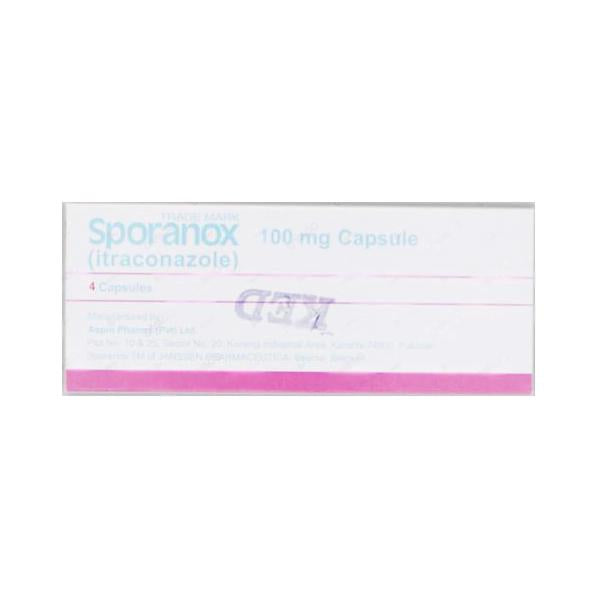Sporanox Capsules 100mg 4s – Medical Bazar