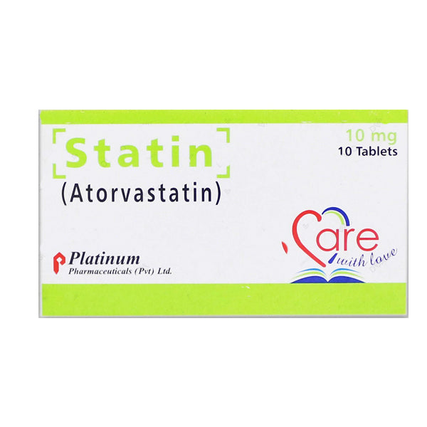 Statin Tablets 10mg 10's – Medical Bazar
