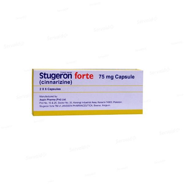 Stugeron Forte Capsules 2X6's – Medical Bazar