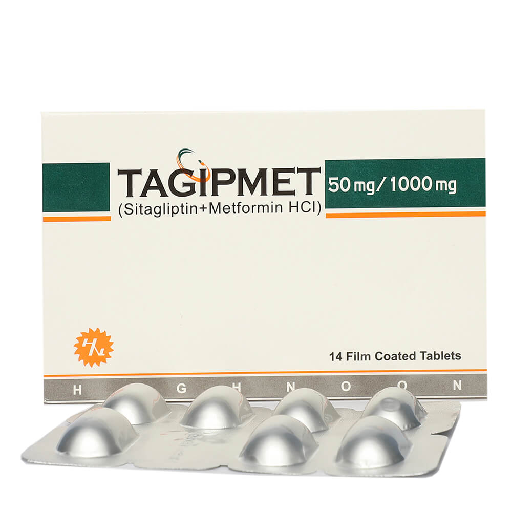 Tagipmet Tablets 50/1000mg 14's – Medical Bazar