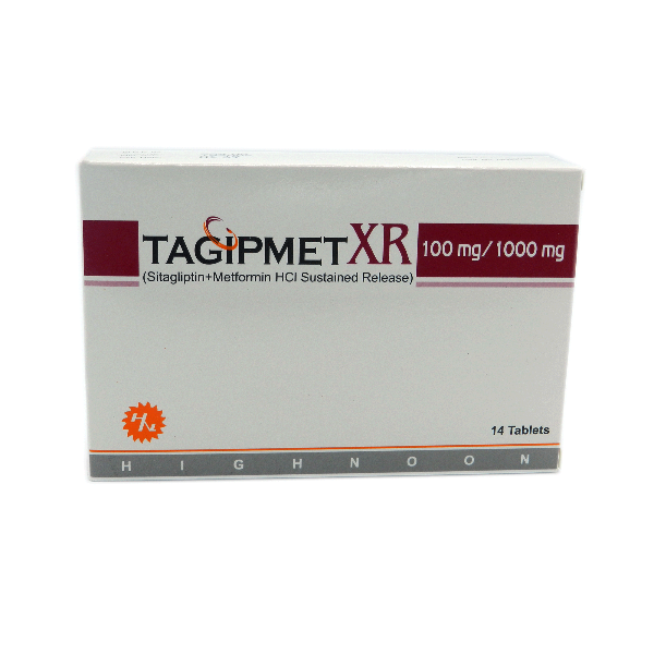 Tagipmet Xr 100/1000mg 14's – Medical Bazar