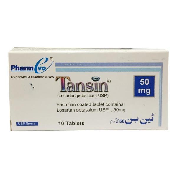 Tansin Tablets 50mg 10's – Medical Bazar