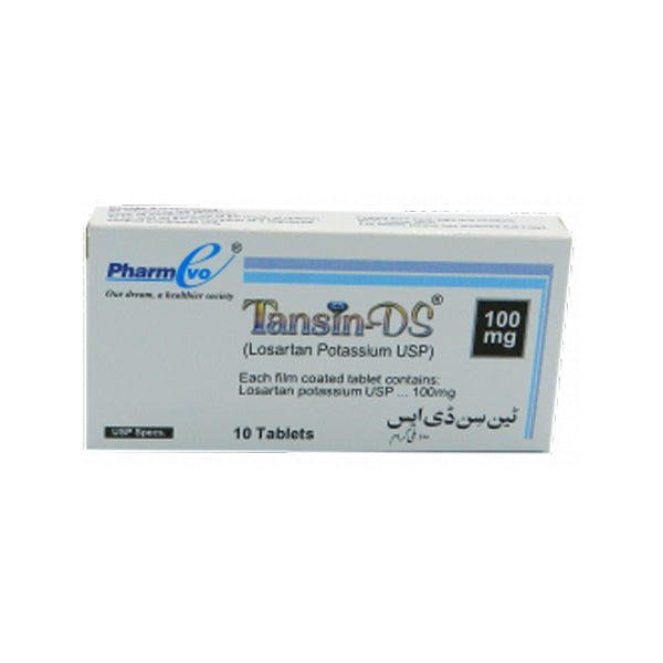 Tansin Tablets Ds 100mg 10's – Medical Bazar