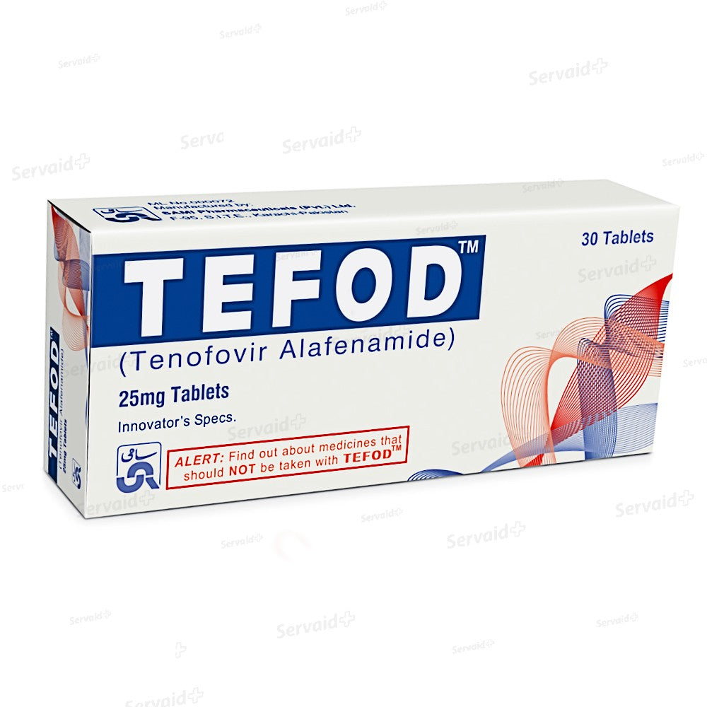 Tefod 25mg Tablets 30's – Medical Bazar