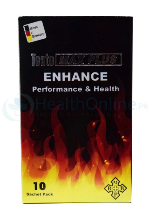 Testo max plus sachet 10's – Medical Bazar