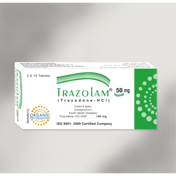 Trazolam 50mg Tablets 30's – Medical Bazar