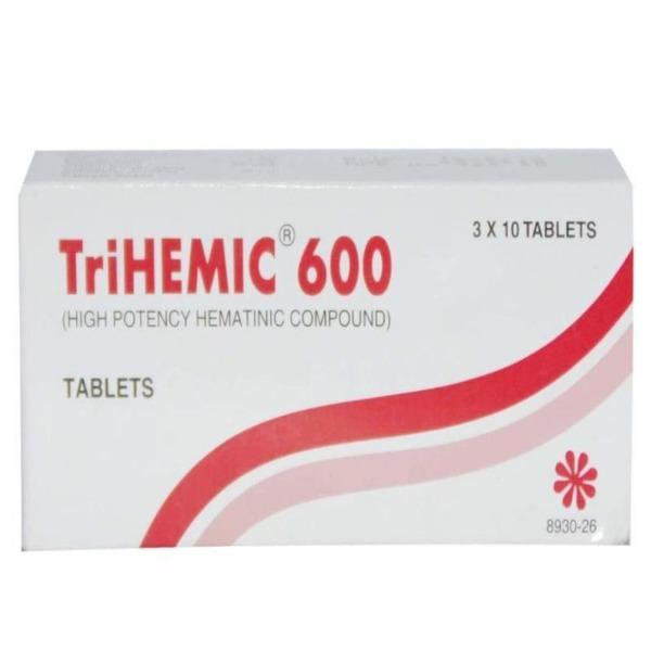Tri-Hemic 600 Tablets 3X10's – Medical Bazar