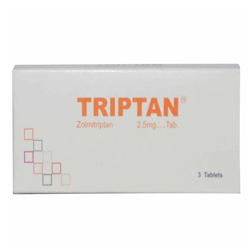 Triptan 2.5mg Tablets 3's – Medical Bazar