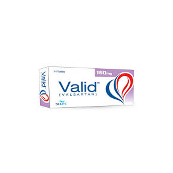 Valid 160mg Tablets 14's – Medical Bazar