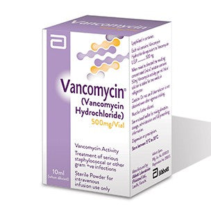 Vancomycin Injection 500mg 1 Vial – Medical Bazar