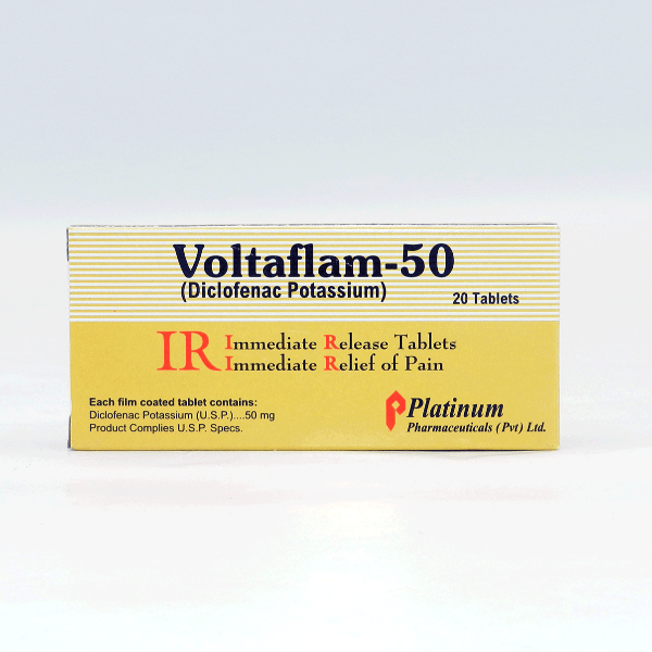 Voltaflam Tablets 50mg 2X10's – Medical Bazar