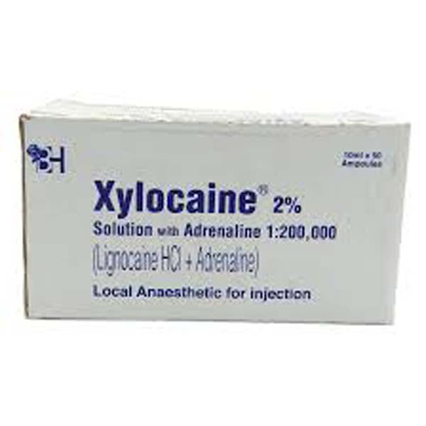 Xylocaine Injection 2 % 50 Ampoules X 10ml – Medical Bazar
