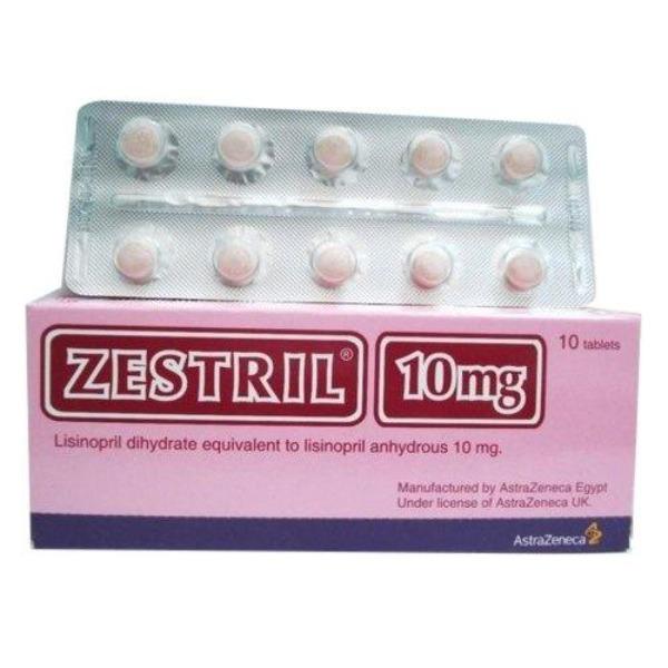 Zestril Tablets 20mg 14's – Medical Bazar