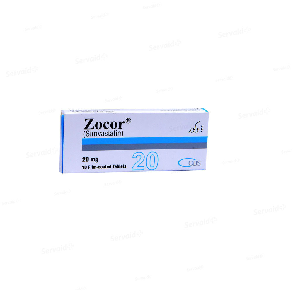 Zocor Tablets 20mg 10's – Medical Bazar