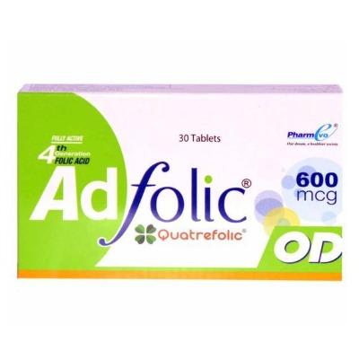Adfolic 600mcg Od Tablets 30 – Medical Bazar