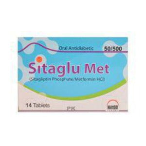 Sitaglu Met Tablets 50/500mg 14's – Medical Bazar