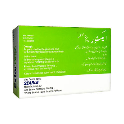 Extor Tablets 5/160mg 14's – Medical Bazar