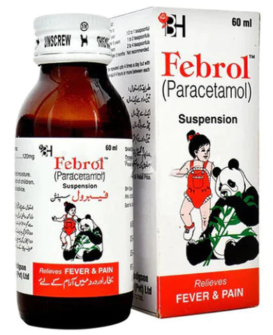 Febrol Suspension 60ml – Medical Bazar