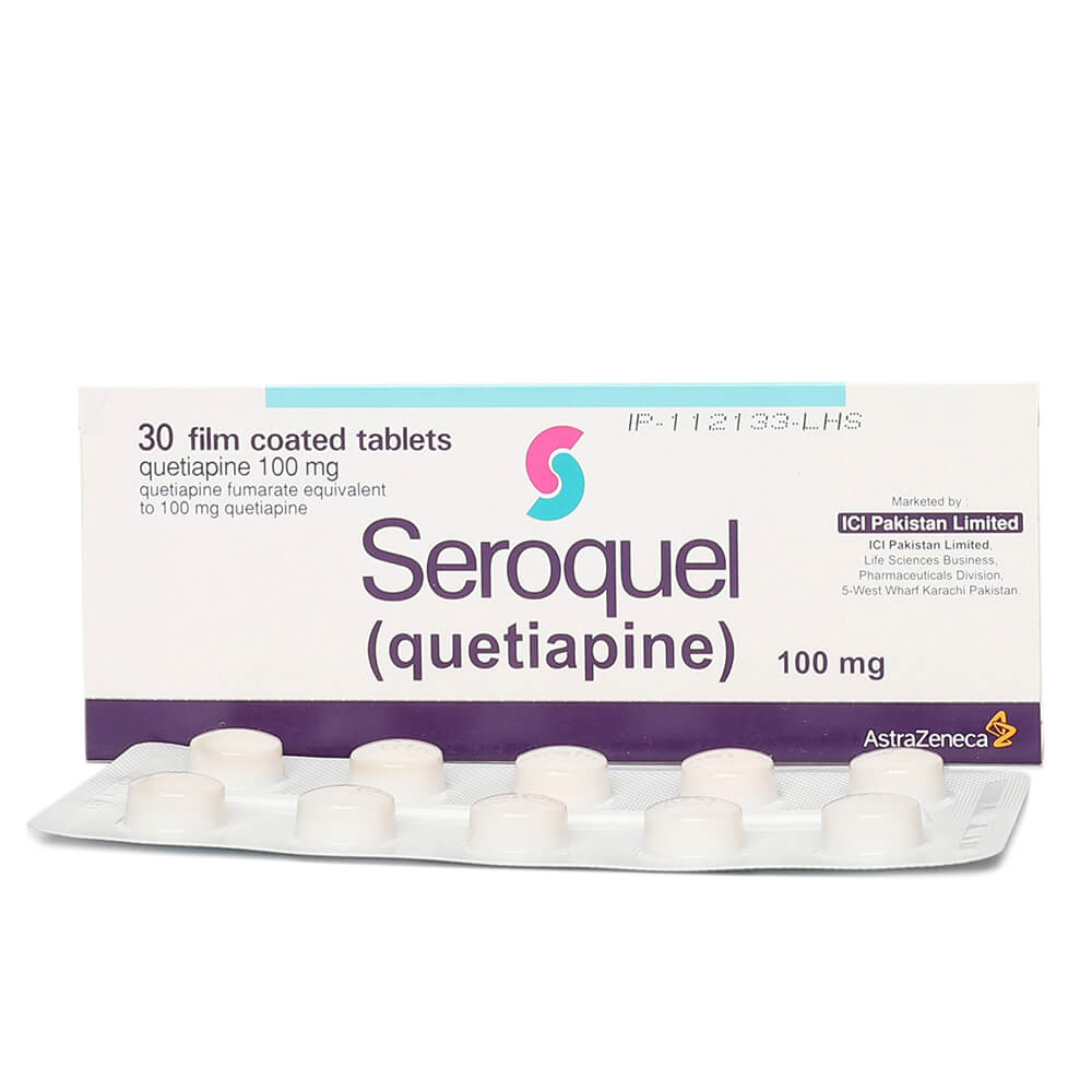 Seroquel Tablets 100mg 30's – Medical Bazar